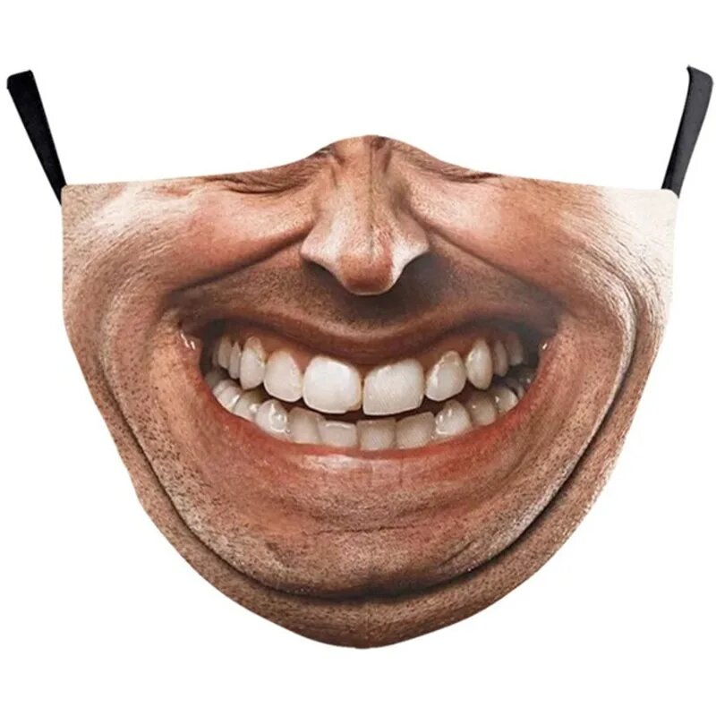 Маска с улыбкой из полиэстера F