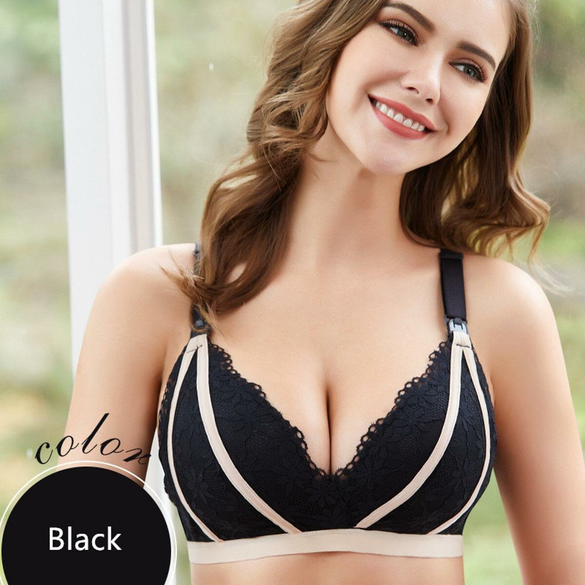 Бюстгальтер для кормления грудью без косточек для беременных женщин, кружевной бюстгальтер, дышащий и удобный, нижнее белье для кормления грудью, бюстгальтер-бралетт