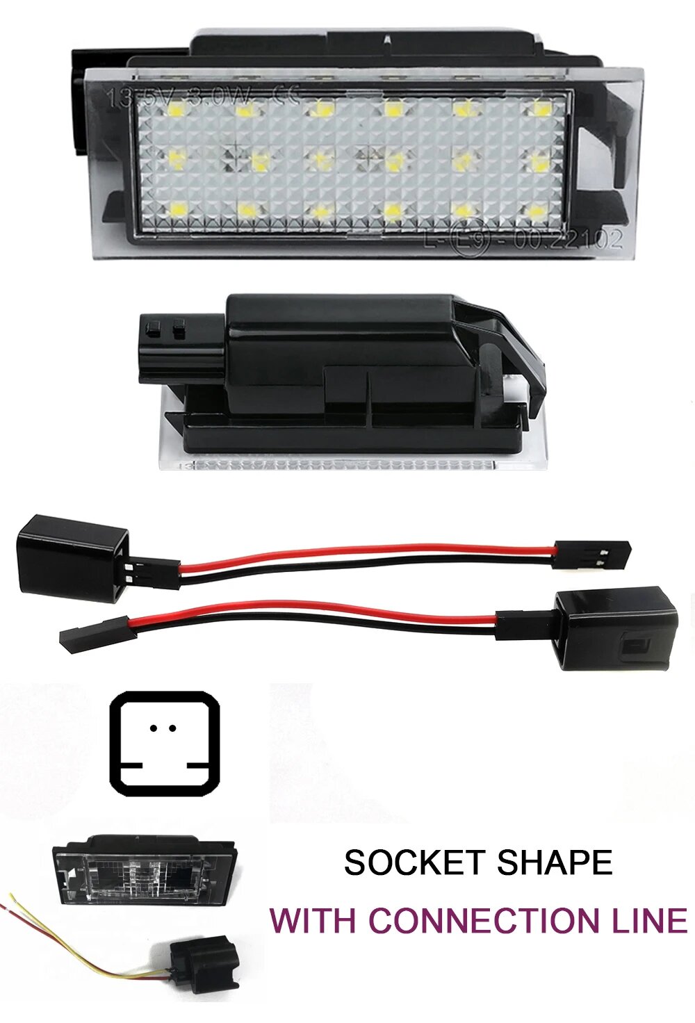 2x рено мастер подсветка номера освещение для номерного знака без ошибок для Renault Clio 3 4 Espace 5 Kangoo Koleos Kadjar Laguna Master Megane Trafic передняя фара With Line