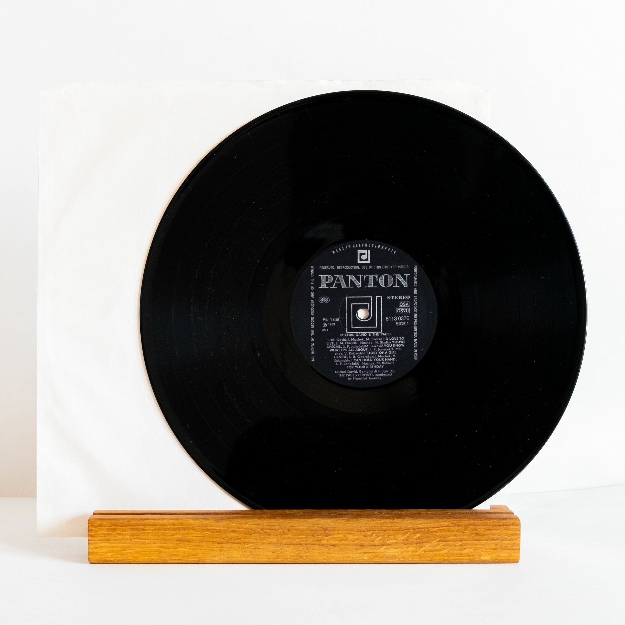 Michal David + The Paces - Id Love To Live / виниловая пластинка LP VG+