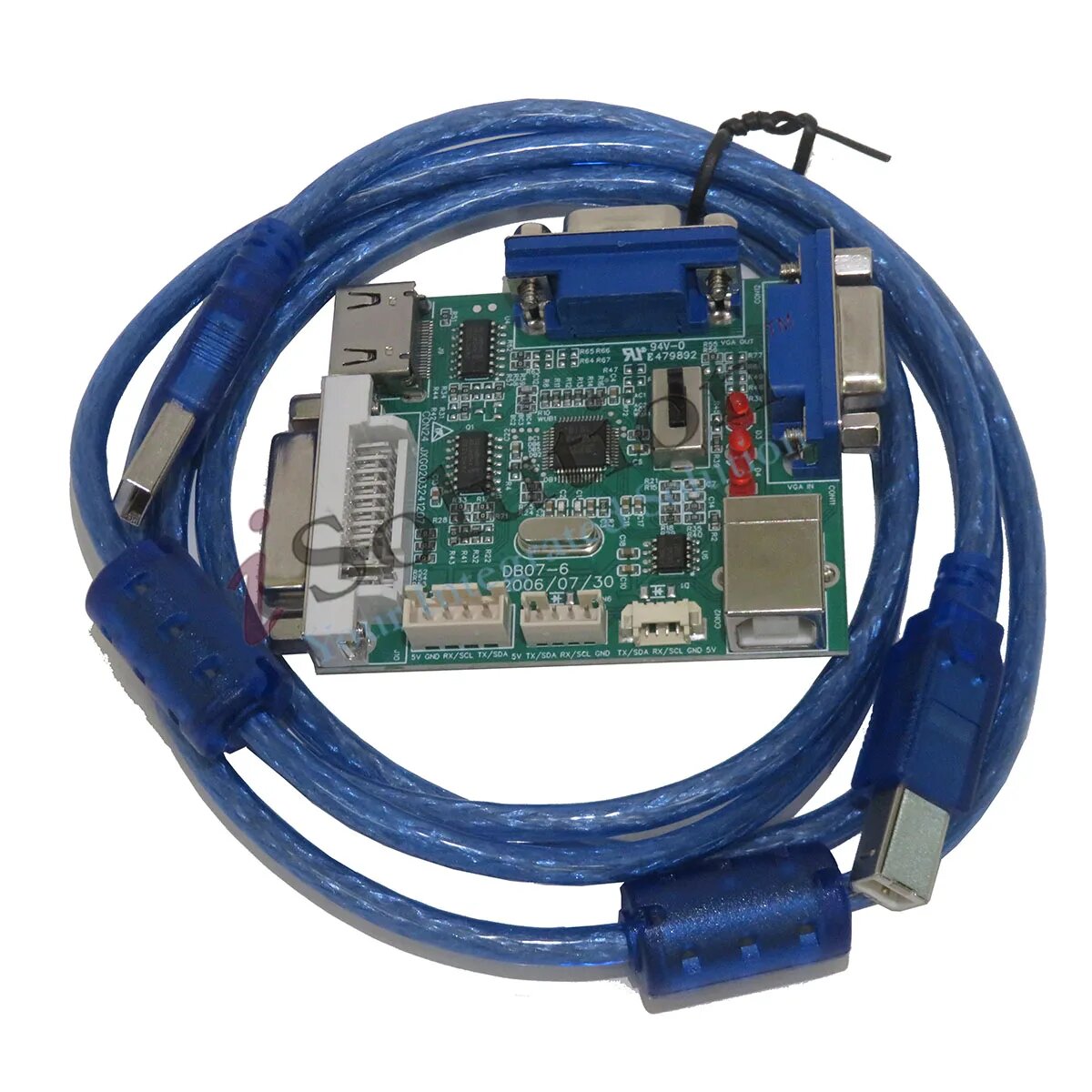 Mstar Burner Debug USB Driver Board, Синий