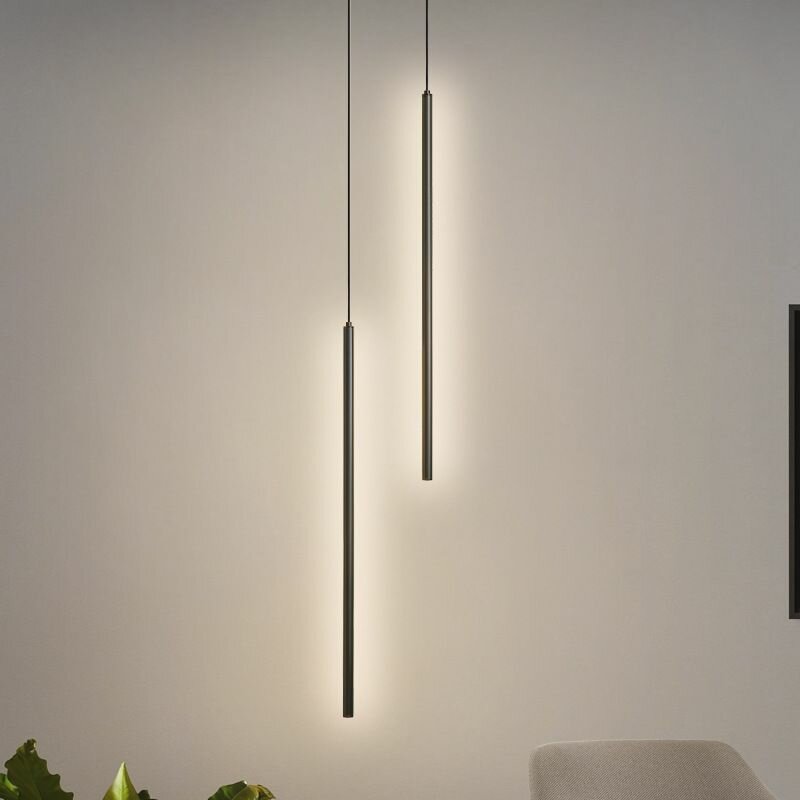 Современная Люстра Линейного Дизайна В Минималистском Стиле, Светодиодные Светильники Для Украшения Дома, Подходящие Для Гостиной, Столовой, Спальни И Прикроватной Тумбочки.