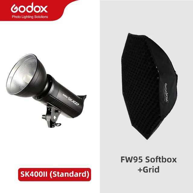 Godox SK400II 400Ws Студийная вспышка 220V, SK400II Kit 2