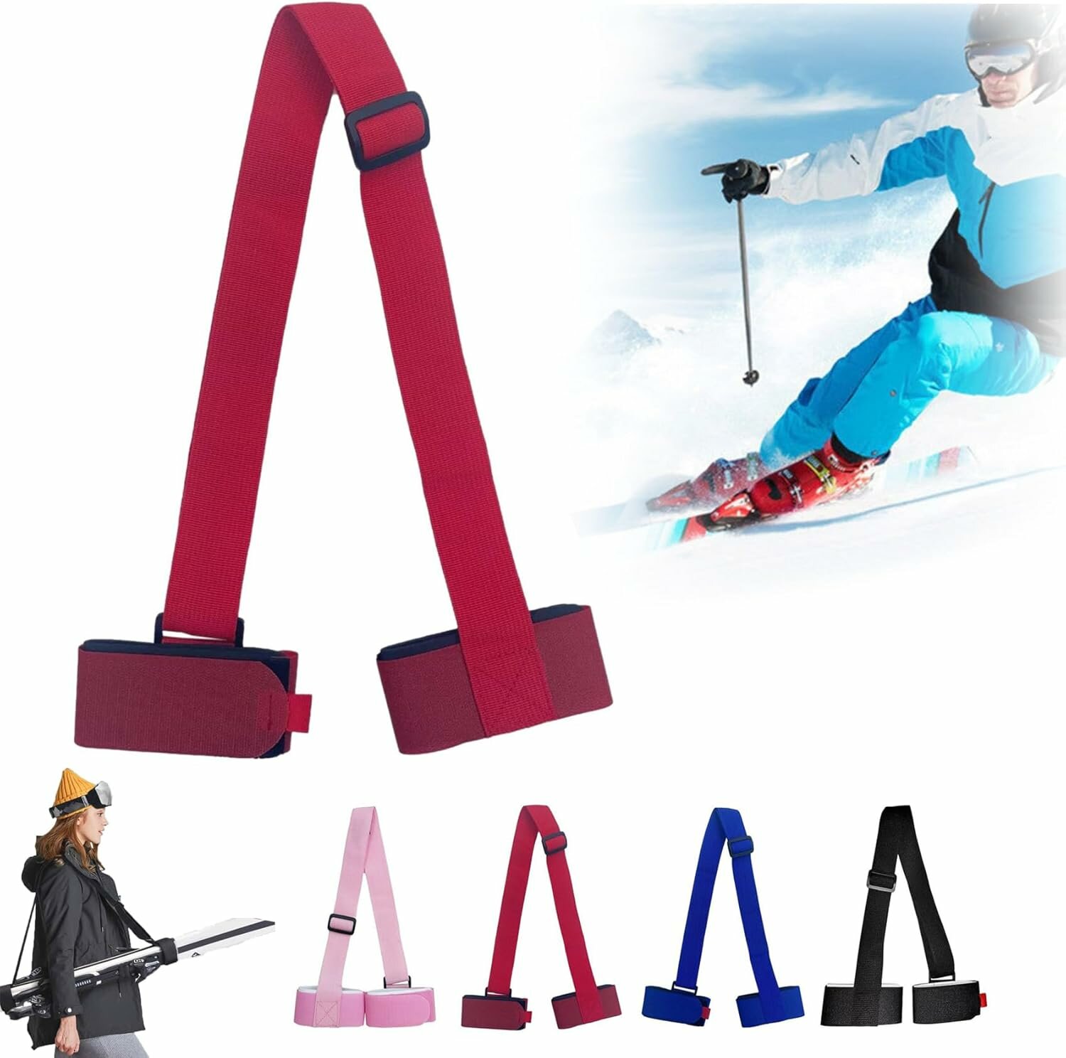 Фиксирующий ремень на липучке для сноуборда