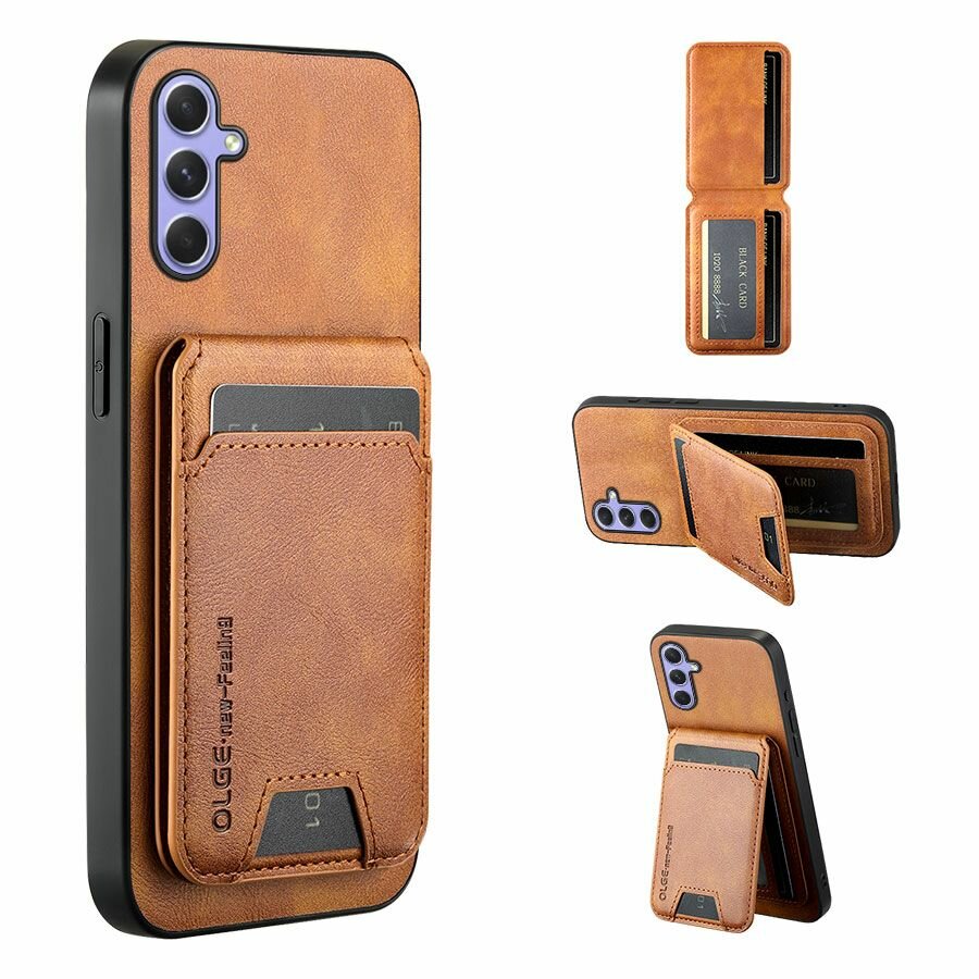 Картхолдер мужской на Samsung Galaxy A54 5G(Самсунг Галакси А54) с MagSafe-Чехол бумажник