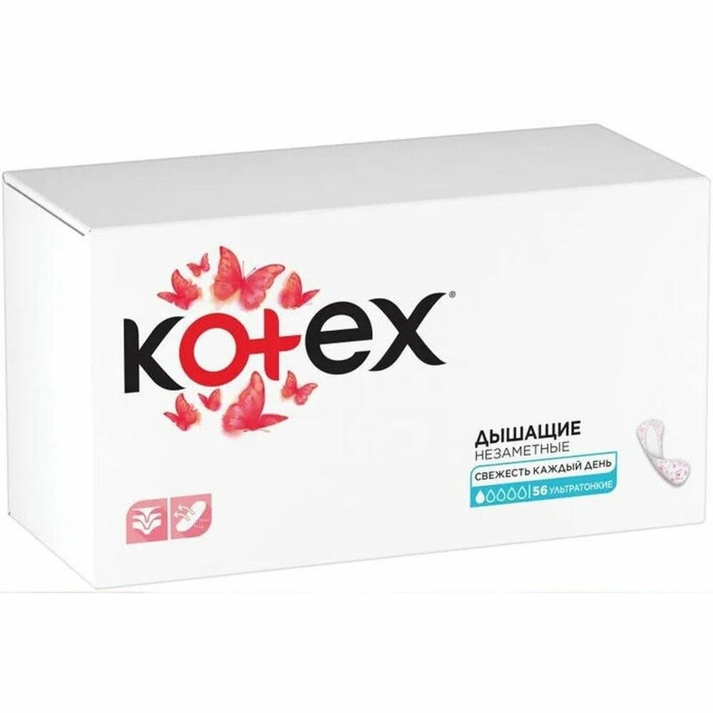 Kotex Ежедневные прокладки Normal, тонкие, 56 шт