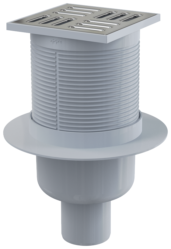 Душевой трап Alcaplast APV2 с решеткой из нержавейки хромиров