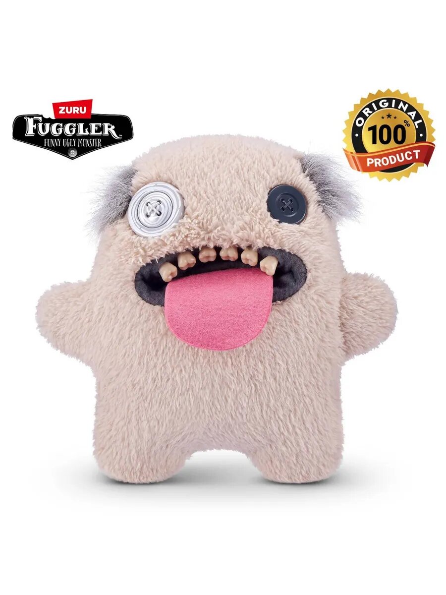 Мягкая игрушка FUGGLER Седой Уга Буга