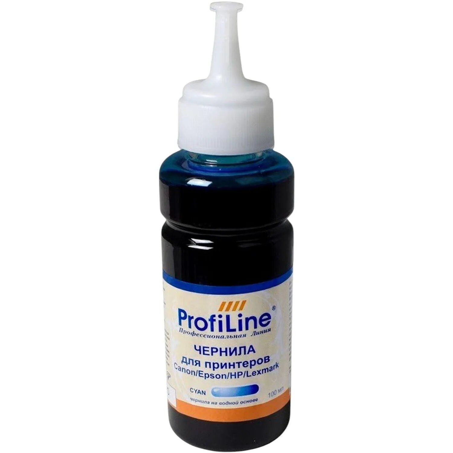 Чернила Premium для Canon/Epson/HP/Lexmark гол. 100 мл вод. ProfiLine
