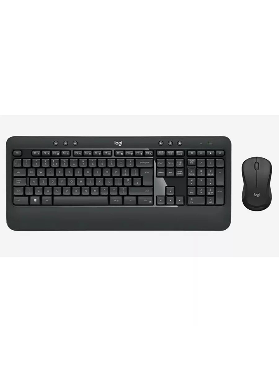 Клавиатура + мышь комплект Logitech Wireless Desktop MK540 черный, беспроводной
