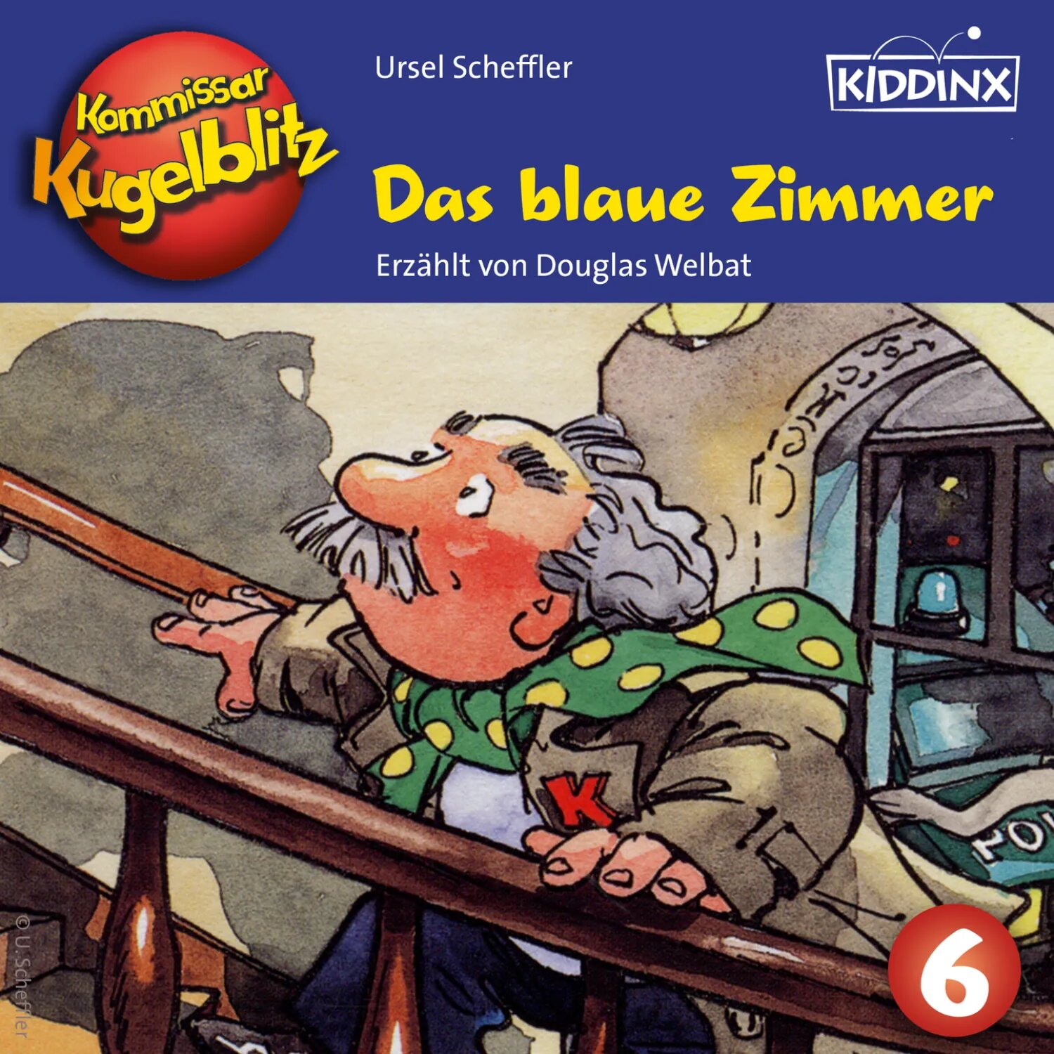 Das blaue Zimmer - Kommissar Kugelblitz, Folge 6 (Ungekürzt) [Аудиокнига]