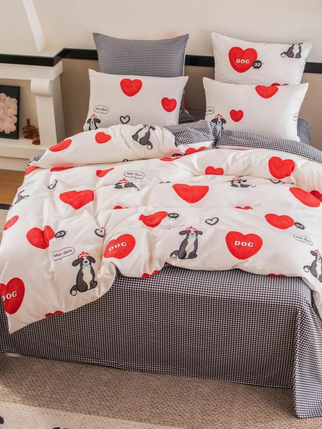 Комплект постельного белья Делюкс Сатин