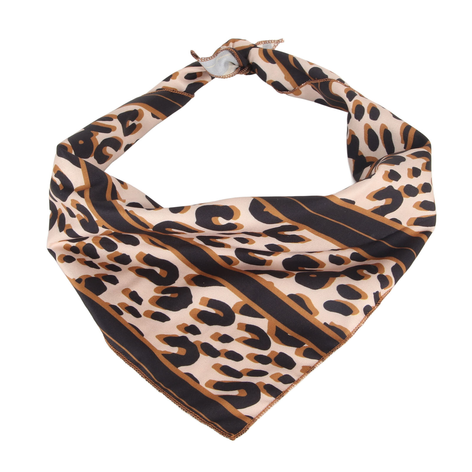 Банданы для собак с леопардовым узором, прочные, хлопковые, складные, портативные, шарфы для собак, для вечеринок, свадеб, путешествий, S