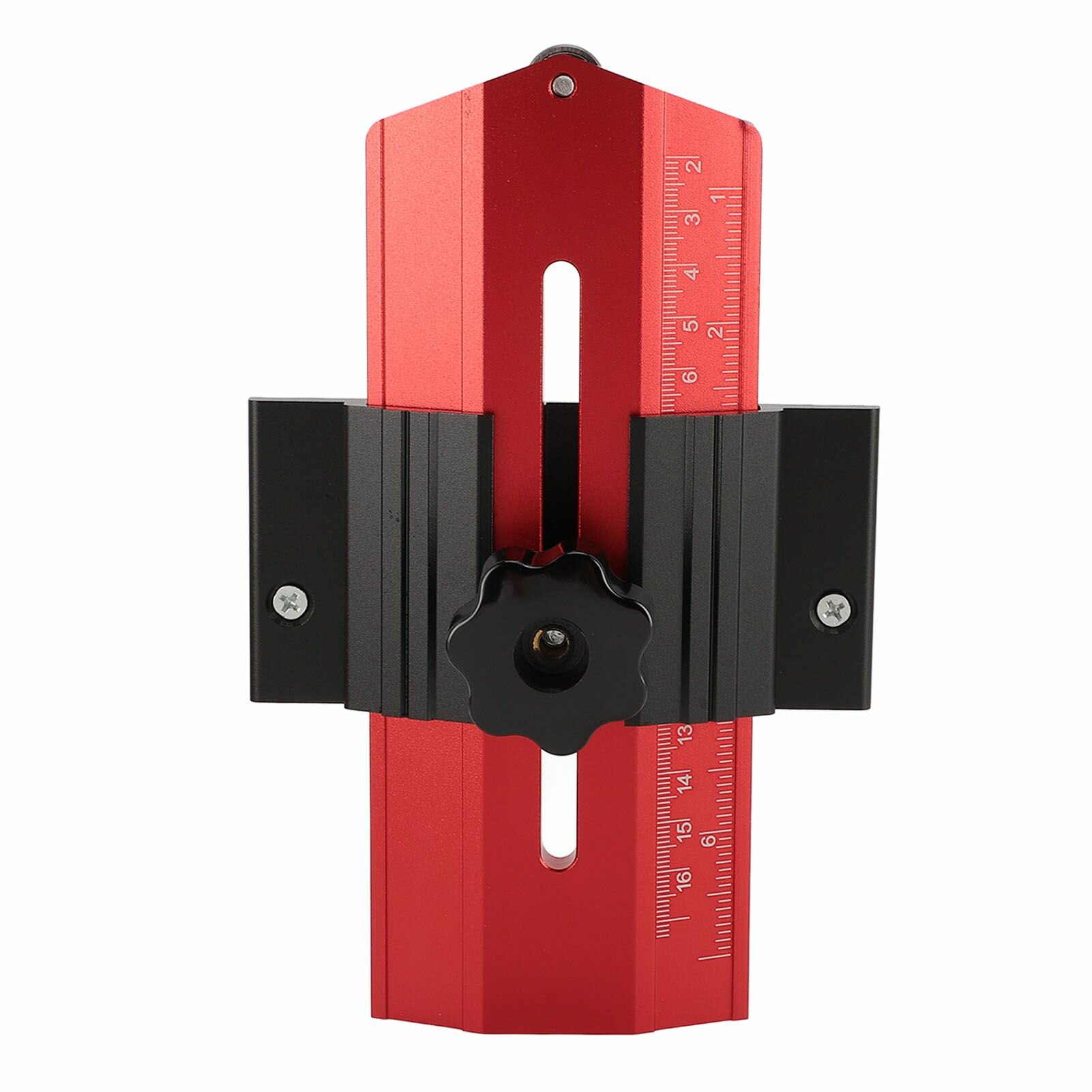 Направляющая для тонкого продольного распила из нержавеющей стали, точная направляющая для тонкого продольного распила для ленточно-фрезерного стола, красного цвета