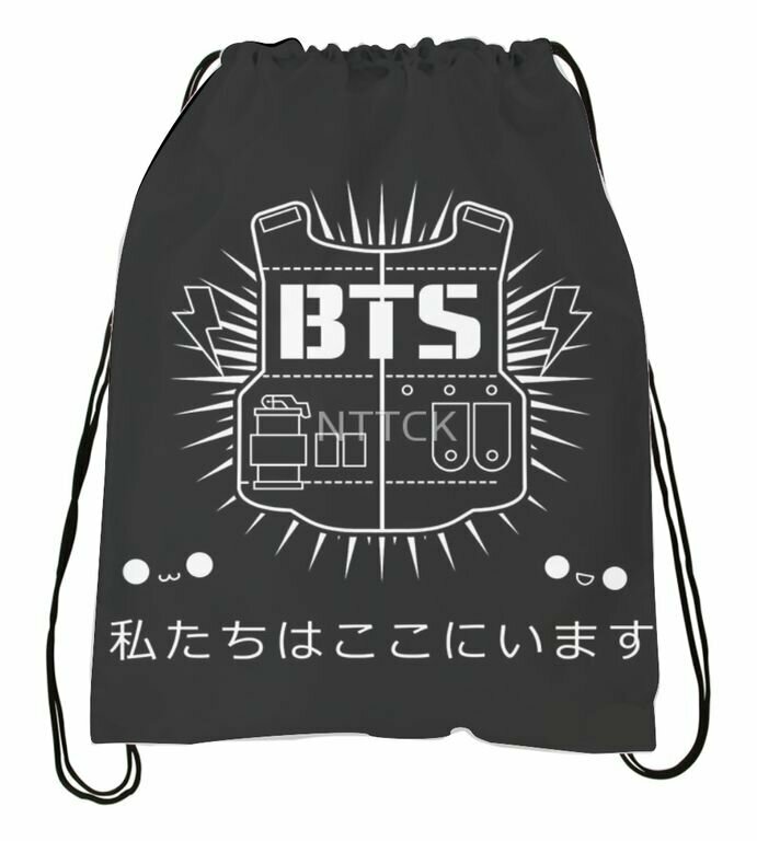Сумка-мешок BTS, БТС №56 для обуви