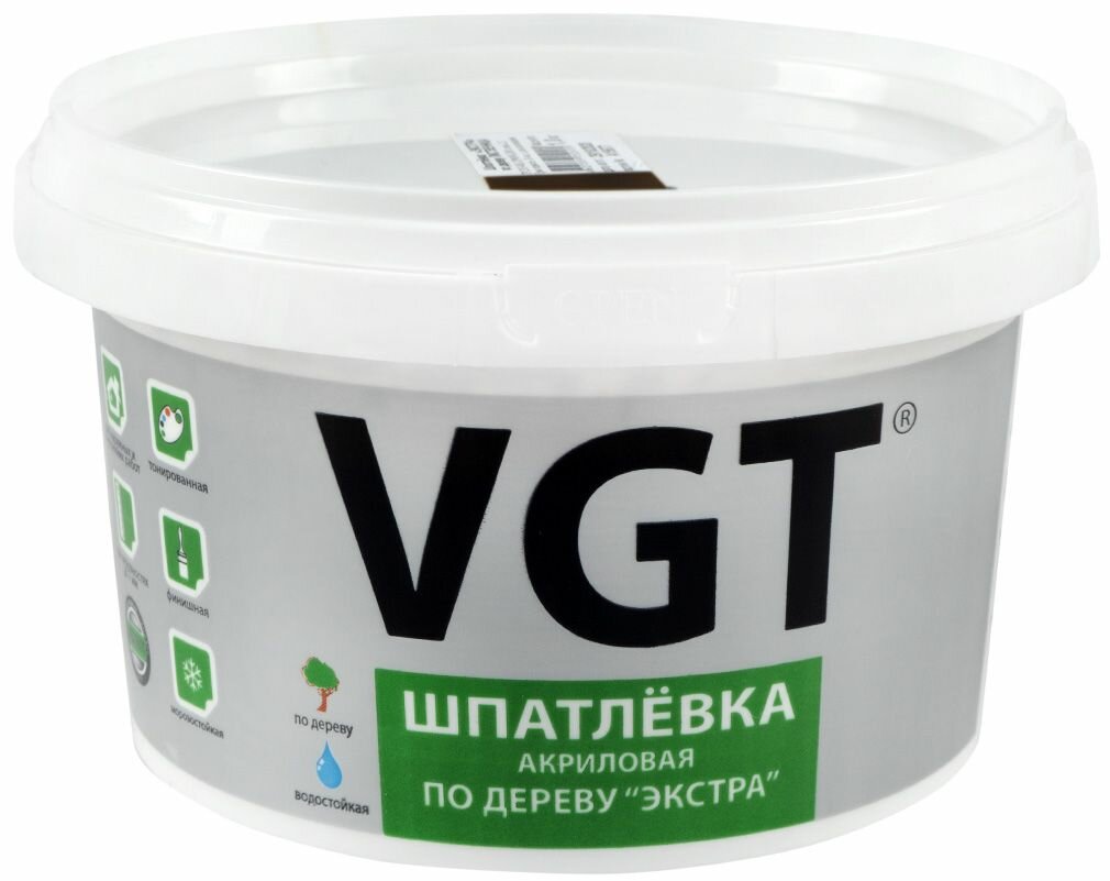 ВГТ шпатлевка экстра по дереву венге (1кг)