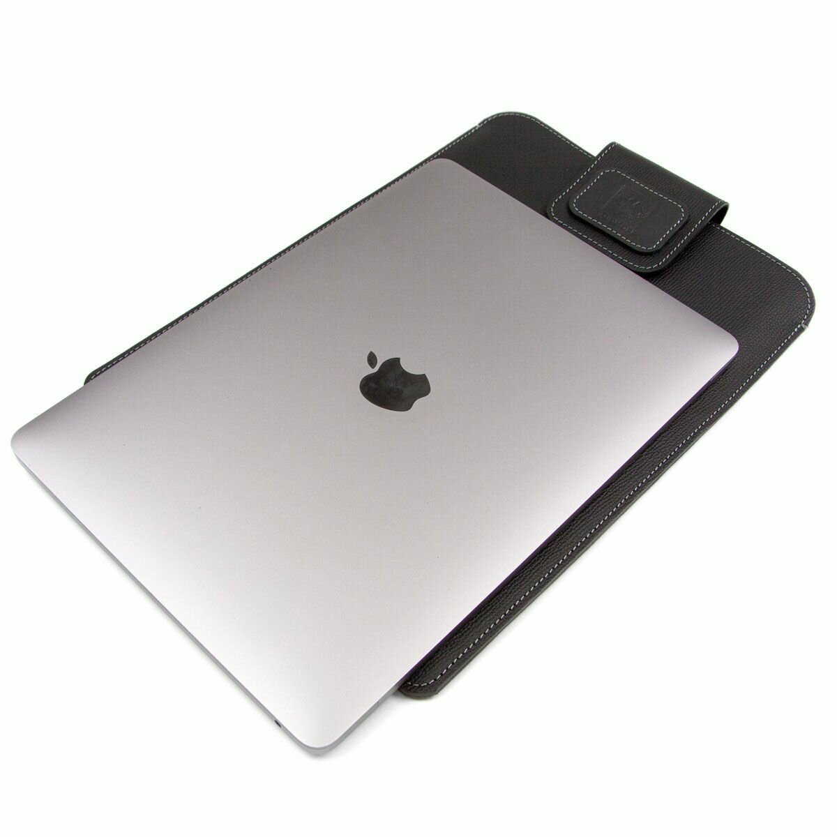 Кожаный чехол для Macbook 13 / 14 Pro, обложка для ноутбука 13,3 - 14 дюймов, J. Audmorr - Weybridge 14 Metal, черный, натуральная кожа