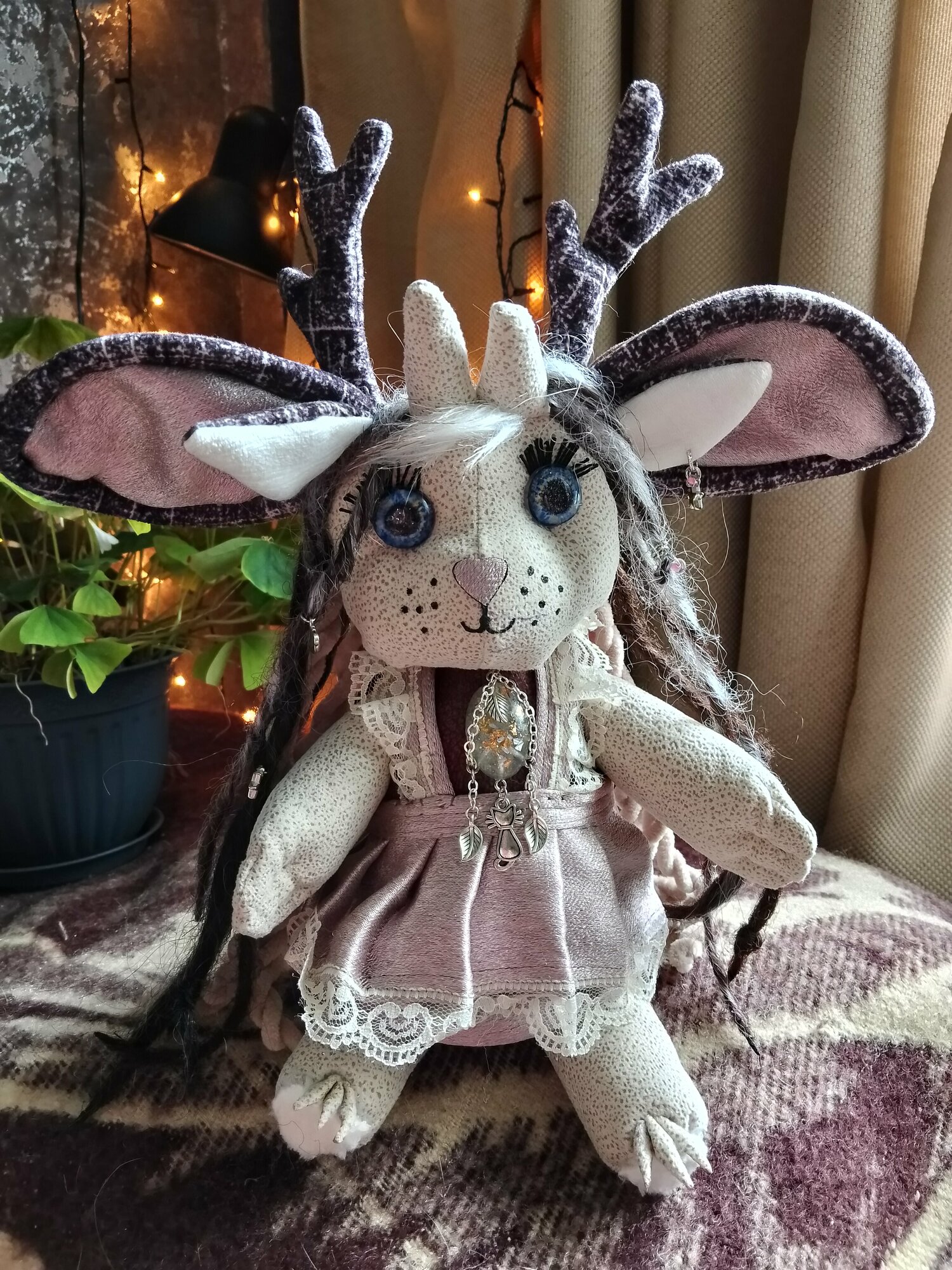 Авторская мягкая игрушка ручной работы " Милая " Ольвэнка "2022