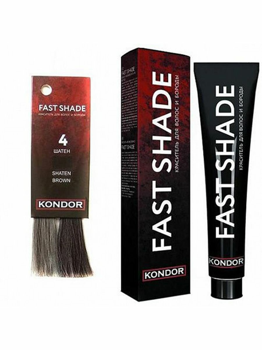 Для волос и бороды т4 шатен FAST SHADE 60мл