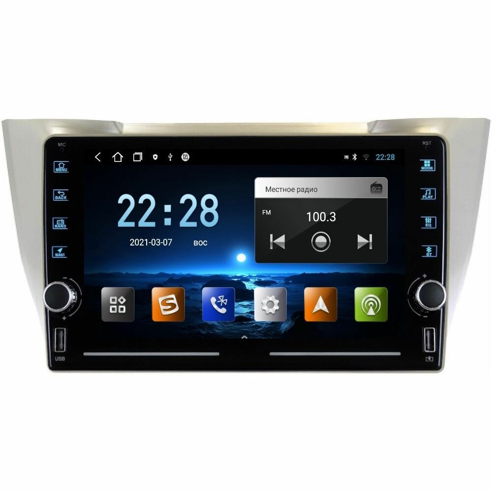 Магнитола R320 Lexus RX 300, RX 330, RX 350, RX 400 2003-2009 - Android 12 - IPS экран