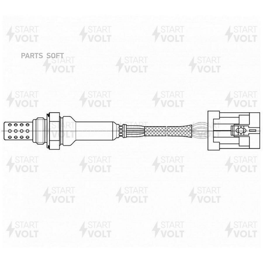STARTVOLT VS-OS 2723 Датчик кисл. для а/м Lifan X60 (12-)/X70 (17-) 1.8i после кат. чёрный разъём ()