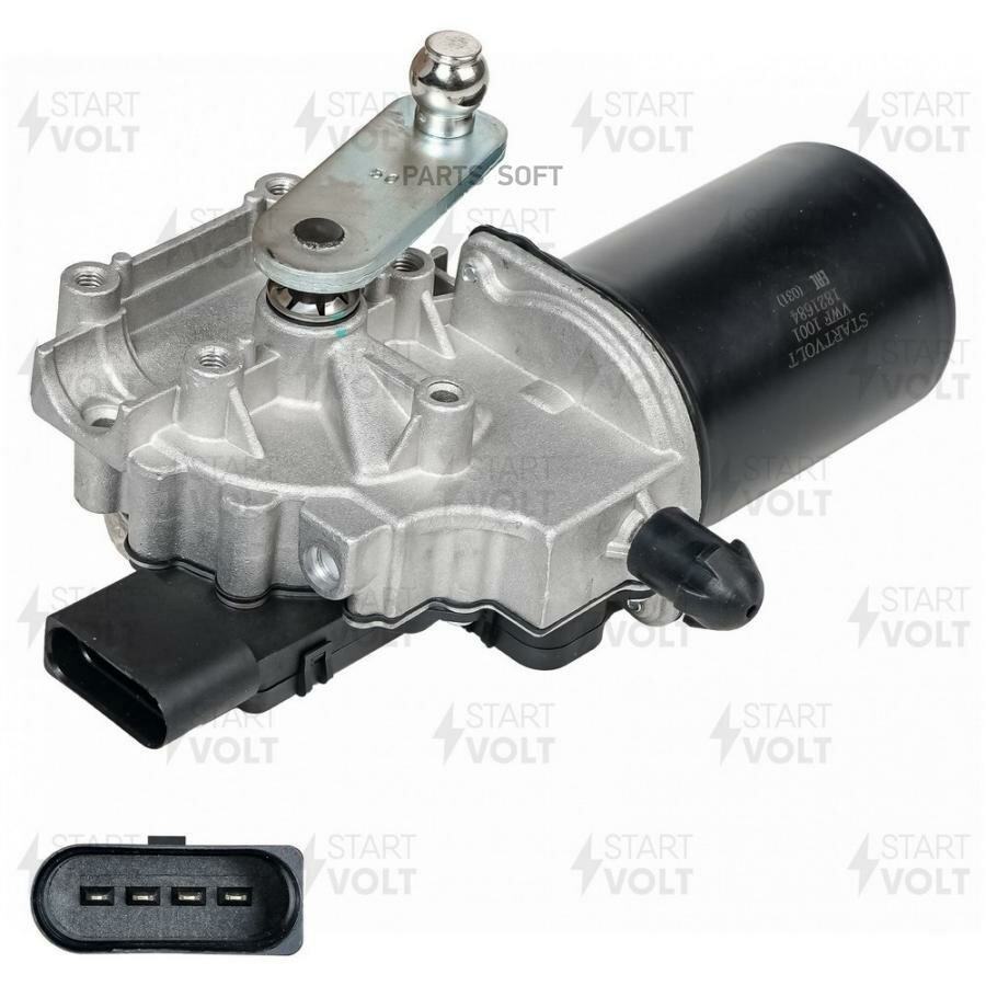 STARTVOLT VWF-1001 Моторедуктор стеклооч. для а/м Ford Transit (13-) (перед.) (VWF 1001) ()