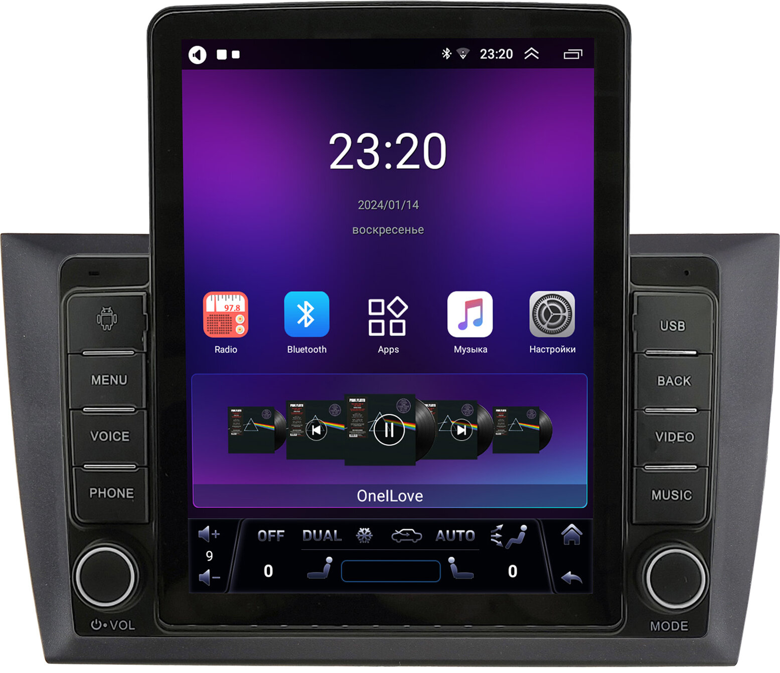 Штатная магнитола Volkswagen Golf 6 2008-2012 Canbox GTR095-9-2100 на Android 10 (QLed, 4/64, DSP, CarPlay)