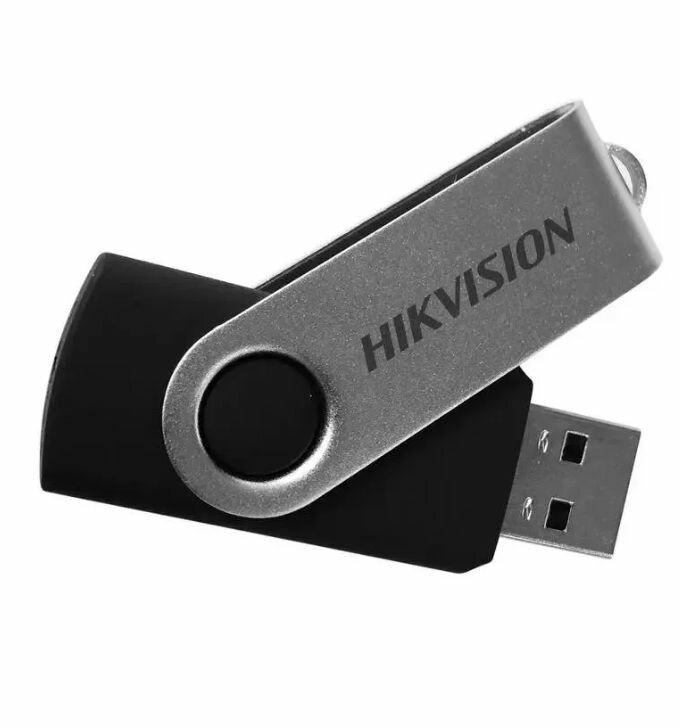 Память USB Flash 128 ГБ HIKVISION M200 (HS-USB-M200S/128G/U3) - USB 3.0, USB Type-A, вид закрывания - Поворотный, металл