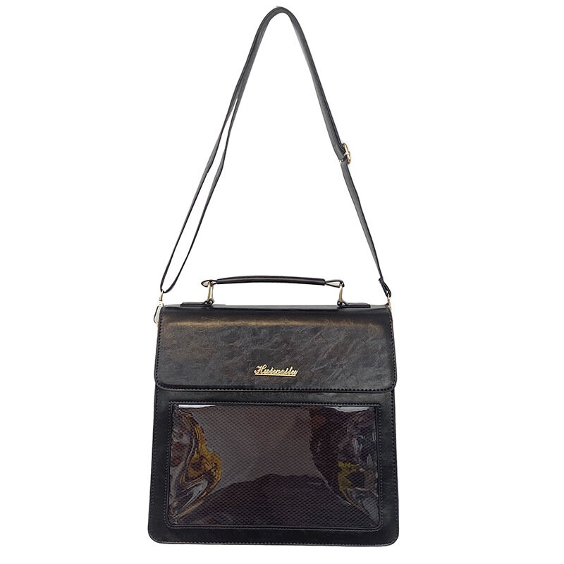 Сумка "jk uniform bag messenger", темно-коричневая, искусственная кожа