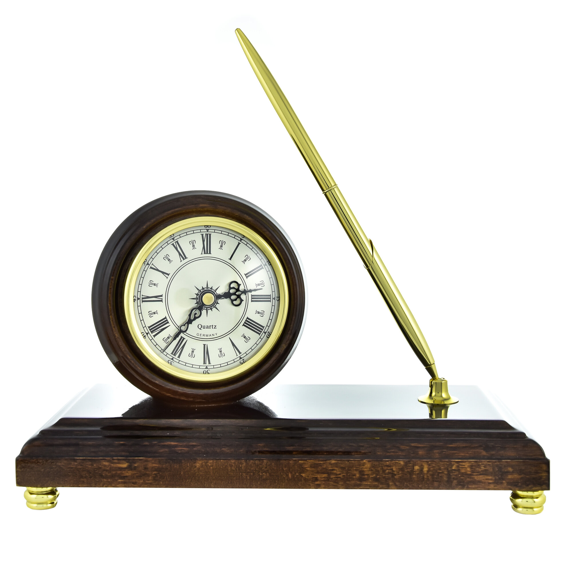 Часы настольные бриг+ Н8/1 герб РФ