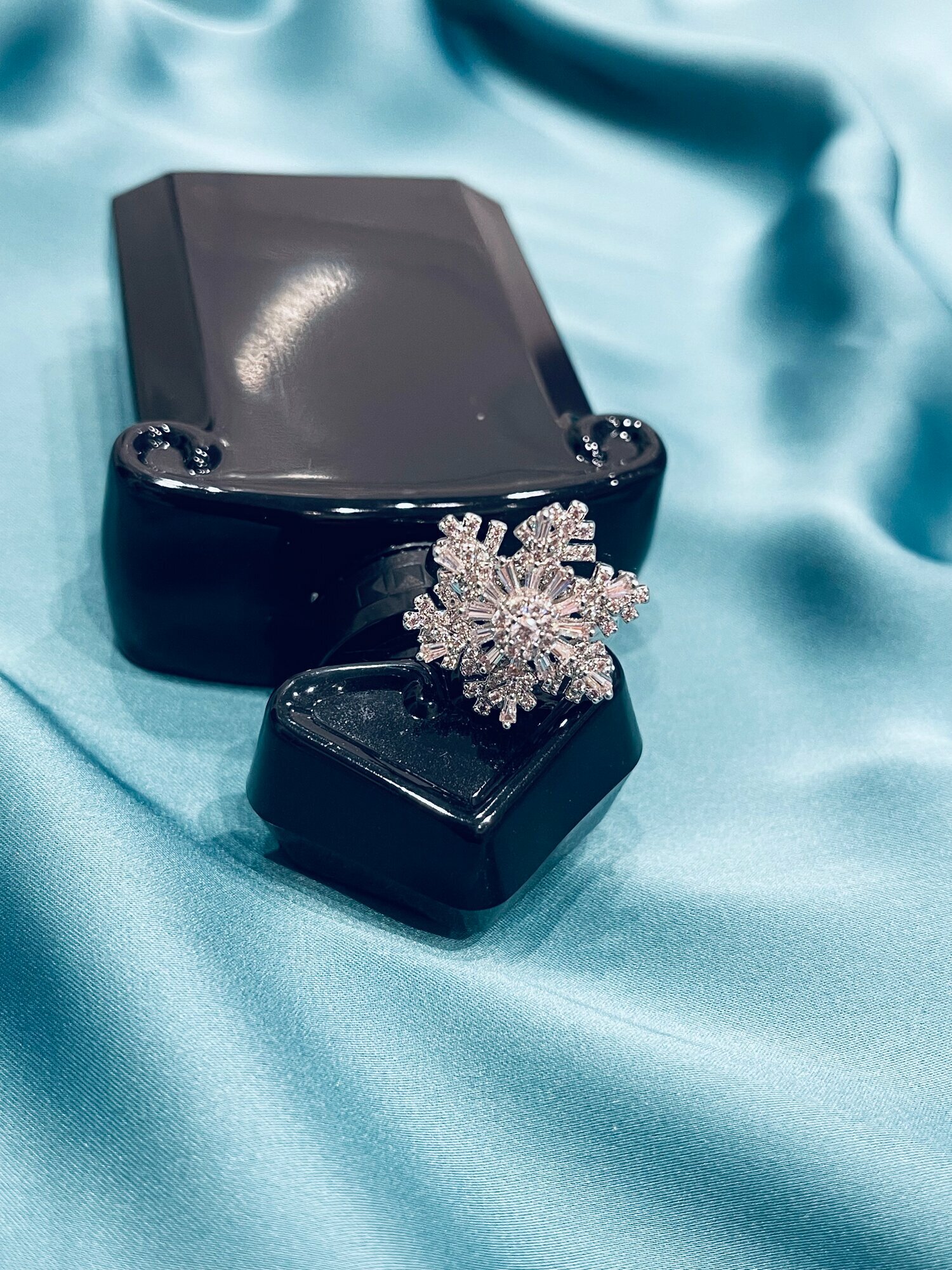 Кольцо-механизм Jewellery by Marina Orlova, безразмерное, серебристый — фото 1