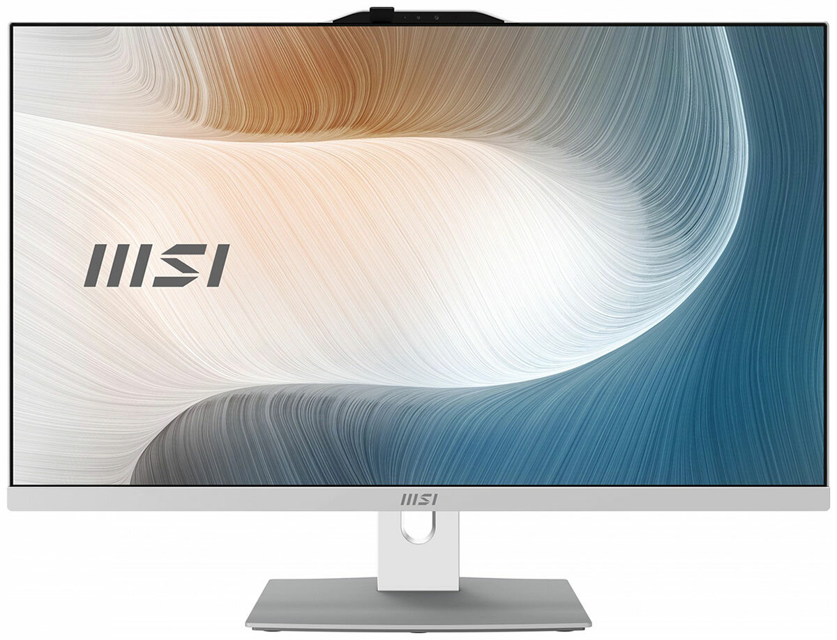 Моноблок MSI Modern AM272P, 1M-675XRU, 27" Full HD, белый (9S6-AF8232-675)