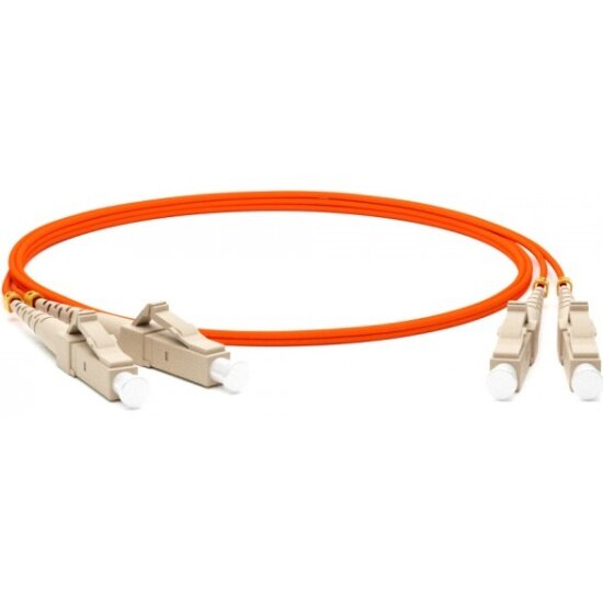 Патч-корд оптический Twt , PVC, дуплексный, LC/PC-LC/PC, MM 50/125, 3.0 м (-2LC-2LC/OM2-3.0)