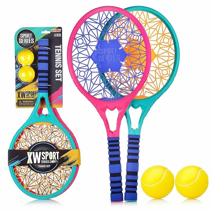 Детский бадминтон Oubaoloon "Sport", 2 ракетки, 2 мяча (9912)