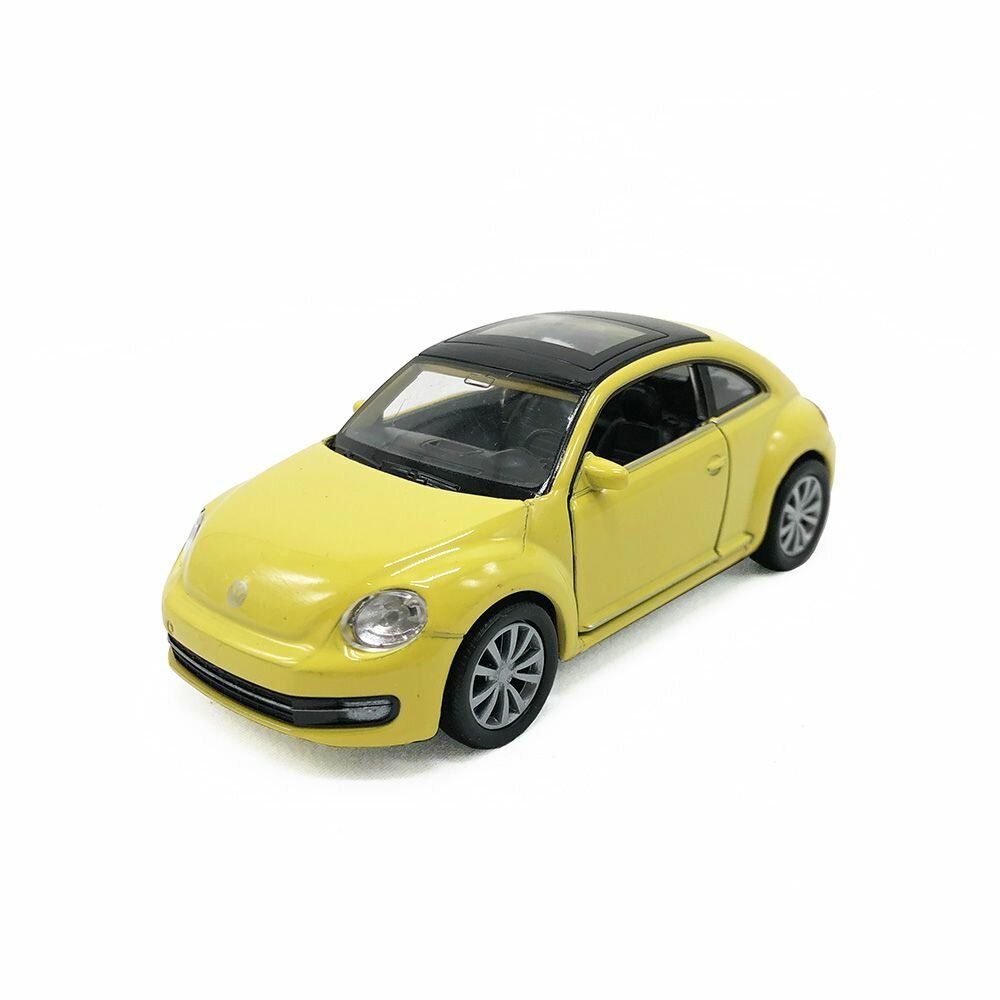Машинка Welly Volkswagen The Beetle, 1:38, желтый, арт.43650W
