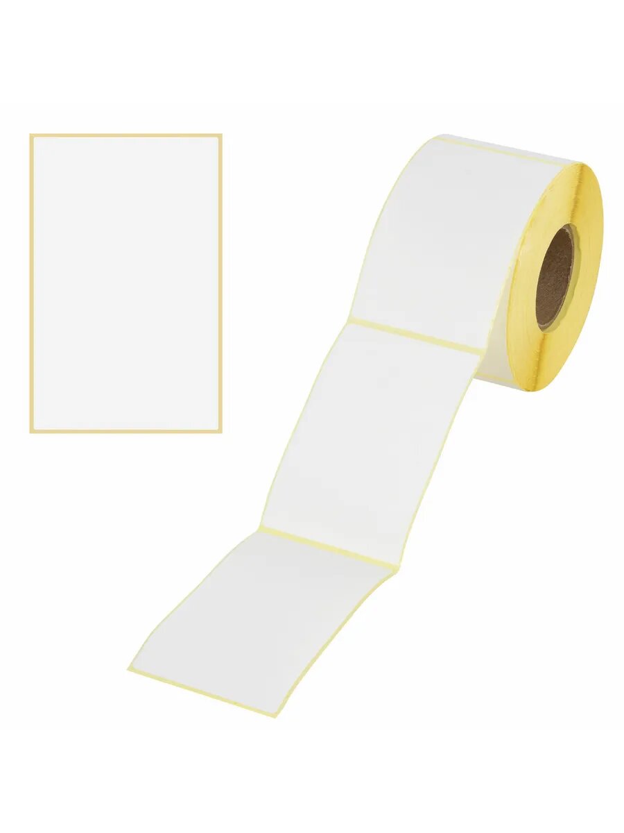 4шт Этикетка ТермоЭко (58х90 мм), 500 этикеток в ролике, св