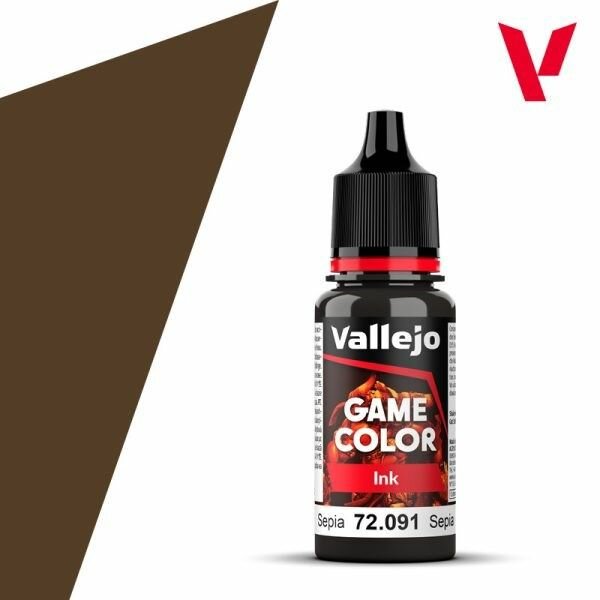 Краска Game Color - Sepia Ink 18 ml Vallejo 72091