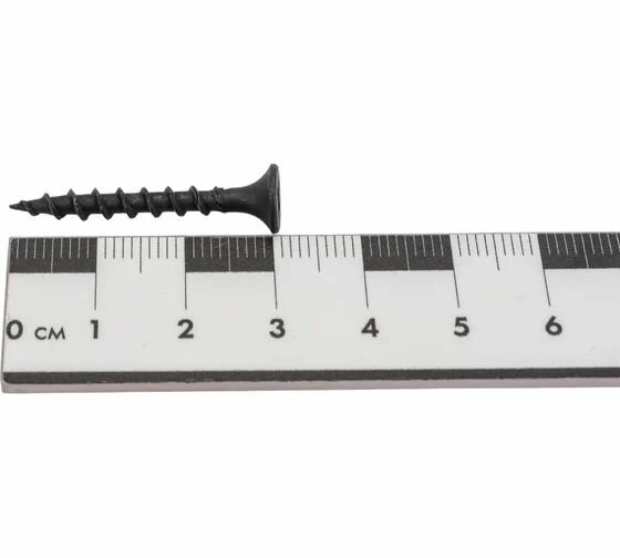 Саморез оксидированный СГД 3.5х32 мм для крепления гипсокартона ГКЛ к дереву (Упаковка 100 шт.) Производство Металлсервис-Москва