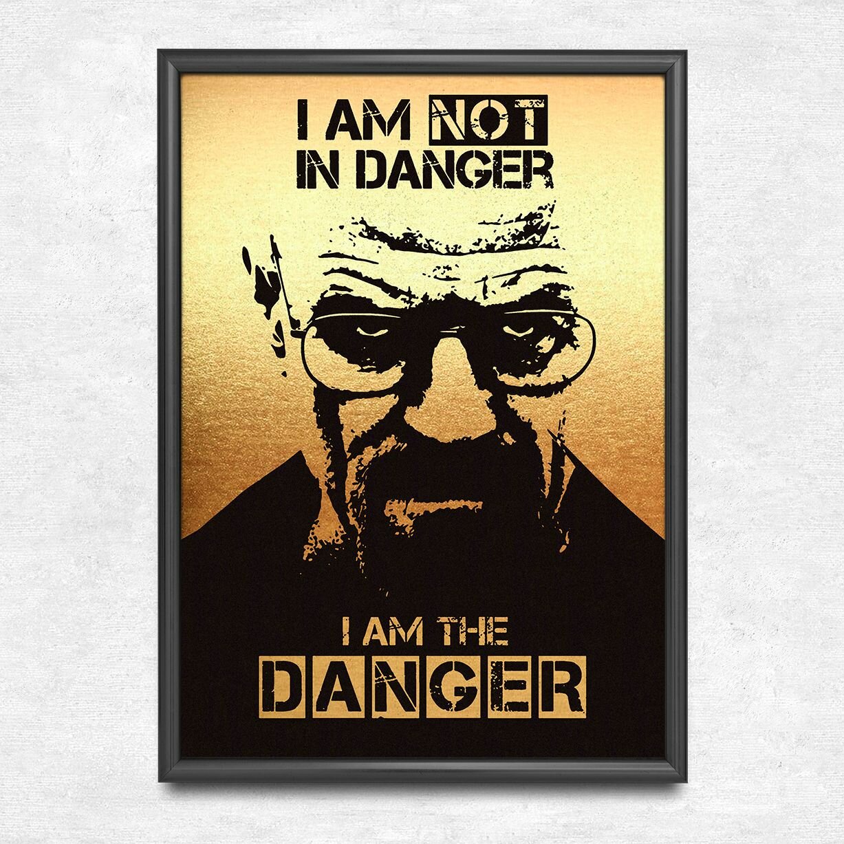 Постер Во все тяжкие / Плакат Breaking Bad Уолтер Уайт / Хайзенберг картина на стену