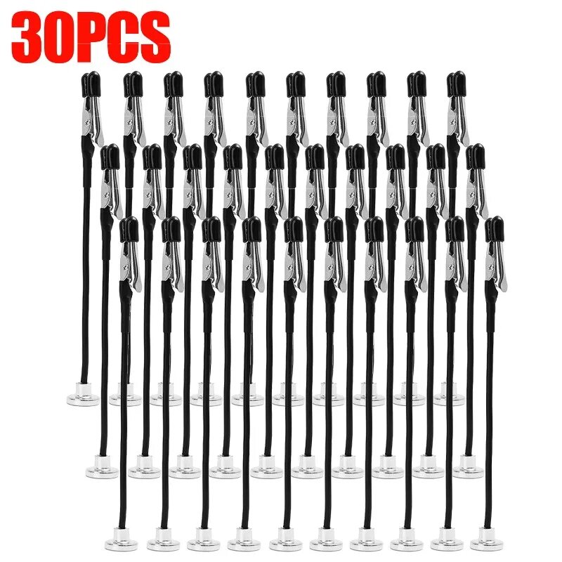 Магнитные зажимы «крокодил» черные 30PCS