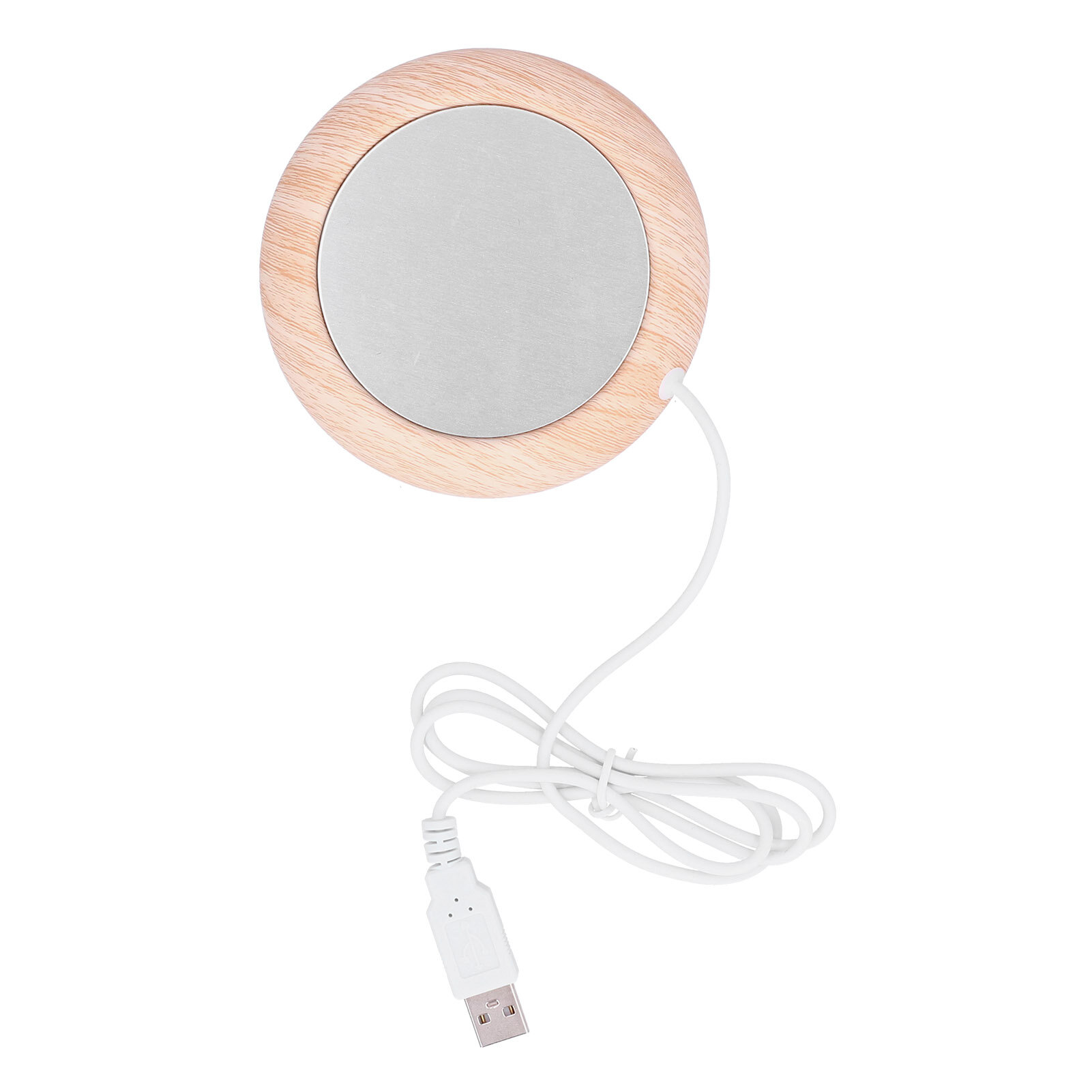 USB-подогреватель-подставка с вакуумной основой для молока, чая и кофе, поддерживающий заданную температуру напитка.