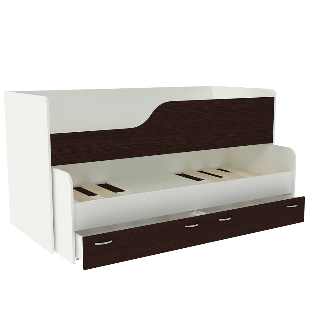 Двухъярусная кровать Дуэт-2 Белый Венге