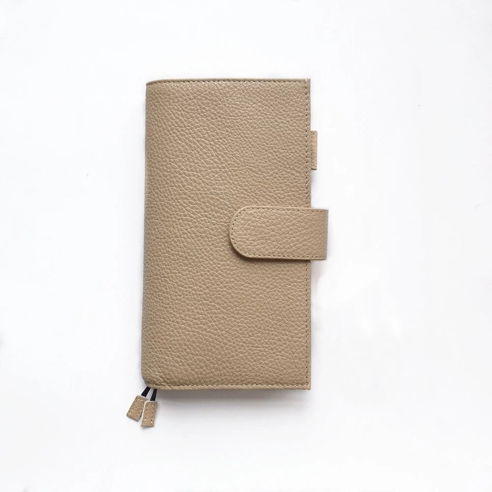EMEMHON карманные застежки оригинальный Хобо Размер недели чехол для блокнота хоббоничи неделя Обложка ежедневник Органайзер распродажа Taupe