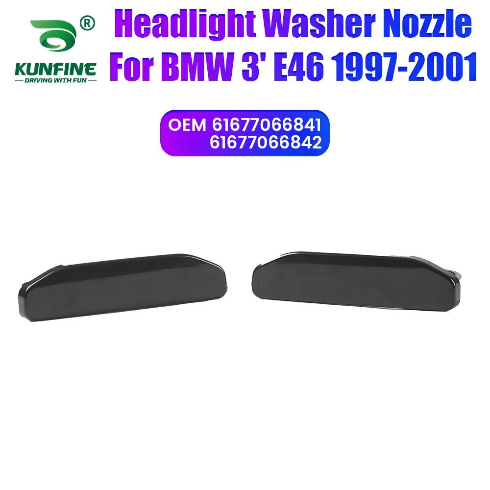 Автомобильная фара, передний бампер, омыватель, распылительная форсунка, крышка насоса для фар для BMW 3' E46 1997-2001 61677066841 61677066842 Right 61677066842