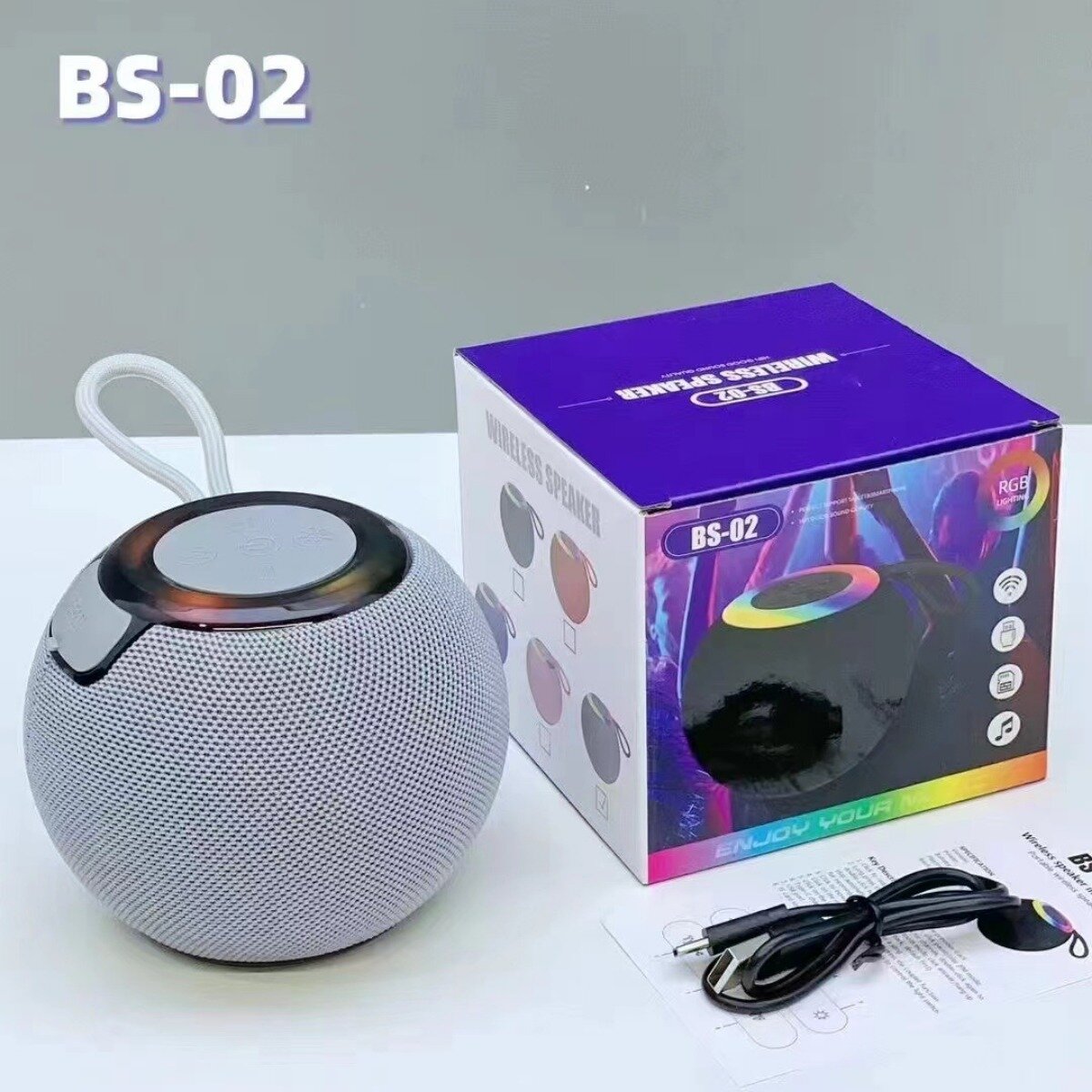 BS-02 Беспроводной Bluetooth Аудио Открытый Портативный Мини Аудио Портативный Card Сабвуфер Bluetooth Динамик