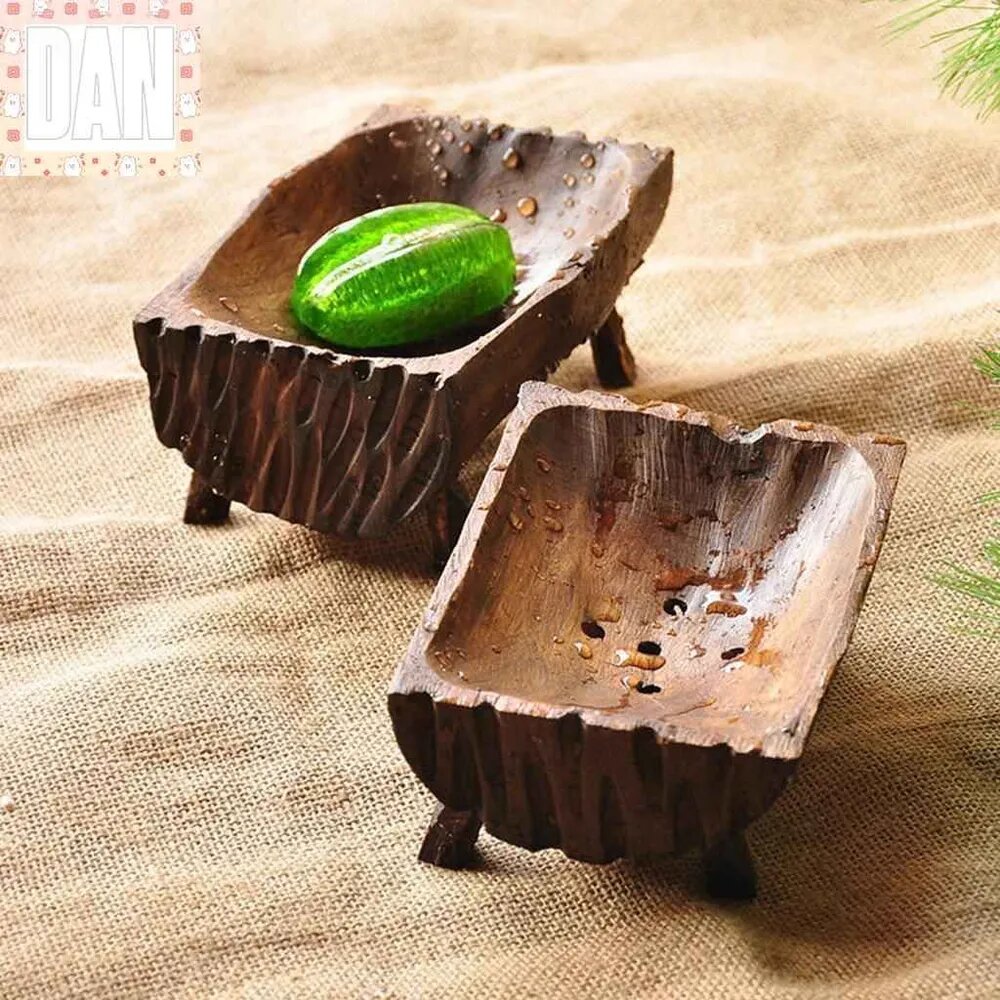 Деревянный подставка для мыла в форме ванны, ручная работа, 1 шт.