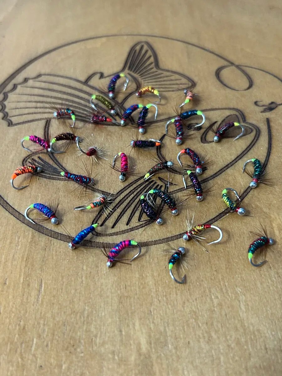 Набор мух на хариуса и ленка, 32 шт