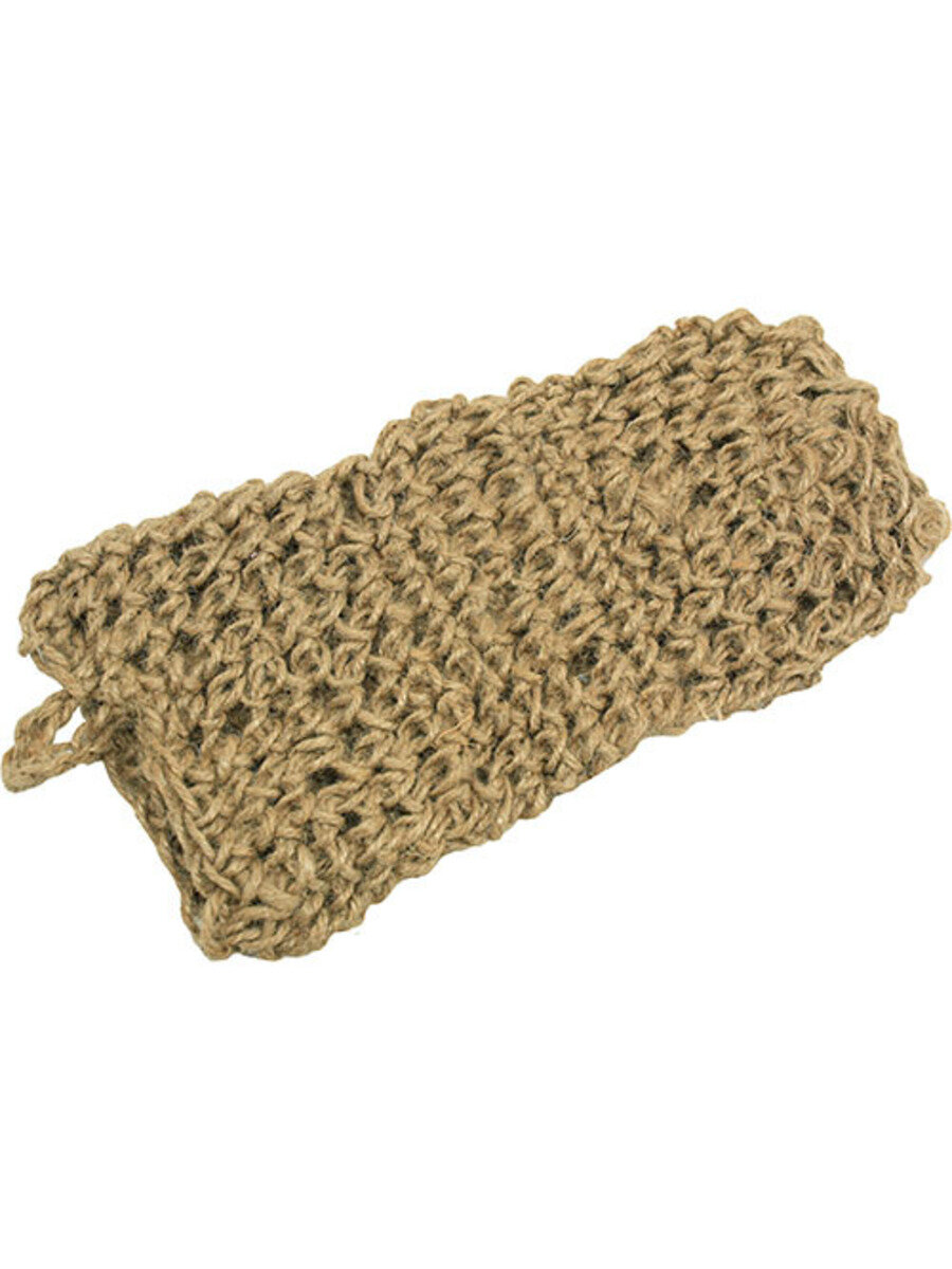 Мочалка-рукавица джутовая для пилинга, 23 × 13 см, для бани и сауны