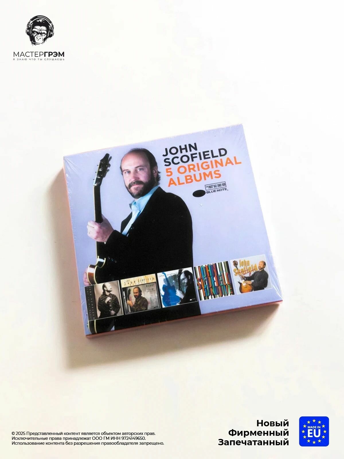 CD диск John Scofield - Original Albums (5CD) 2018, Papersleeves In Case