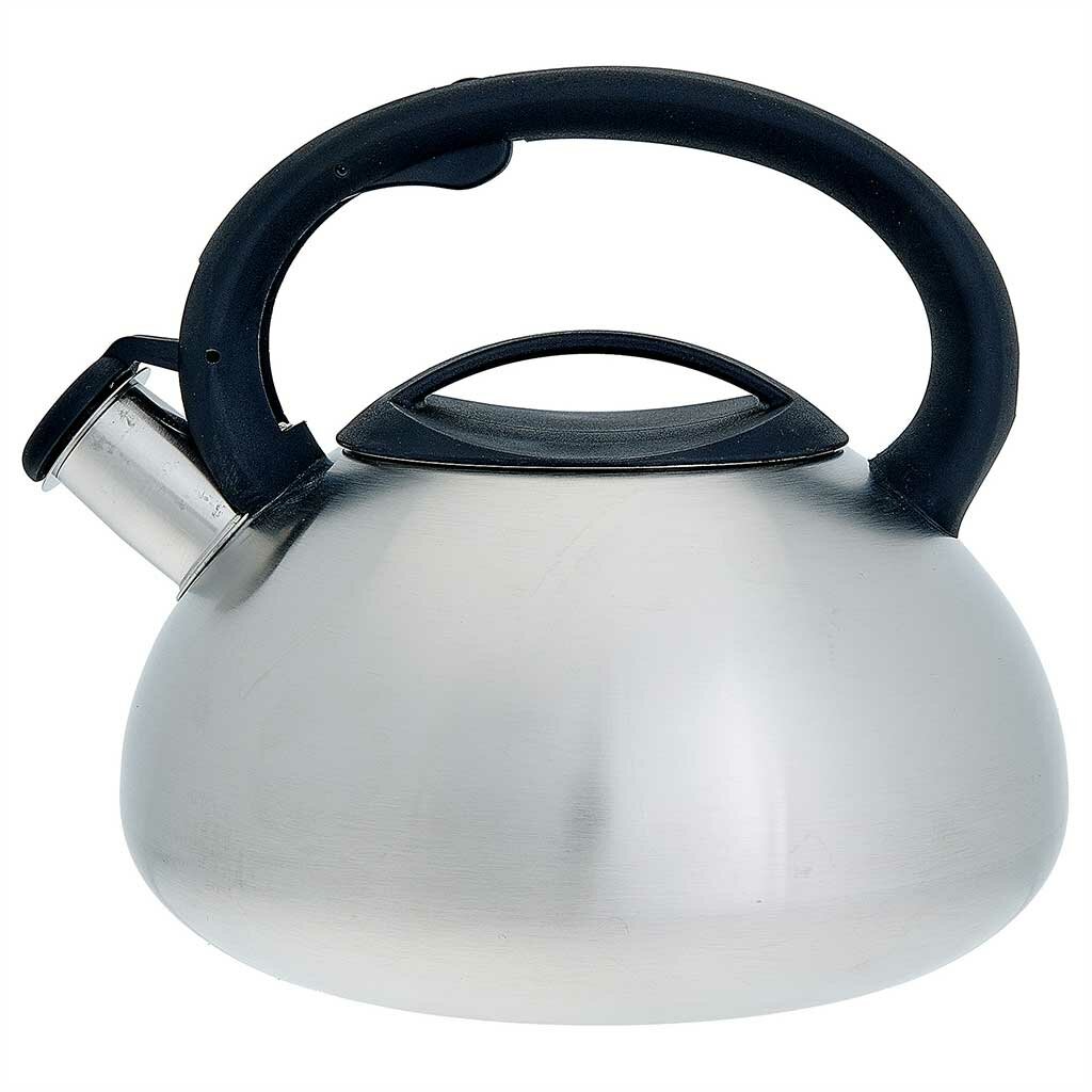 Чайник со свистком 3 л из нержавеющей стали, индукционное дно Webber BE-0587